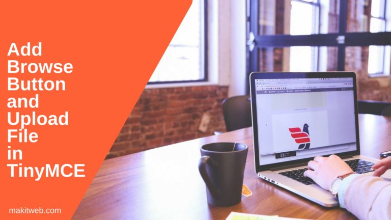 Add Browse Button and Upload File in TinyMCE