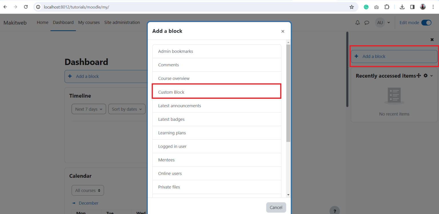 Effortless Block Creation in Moodle: A Step-by-Step Guide - Makitweb